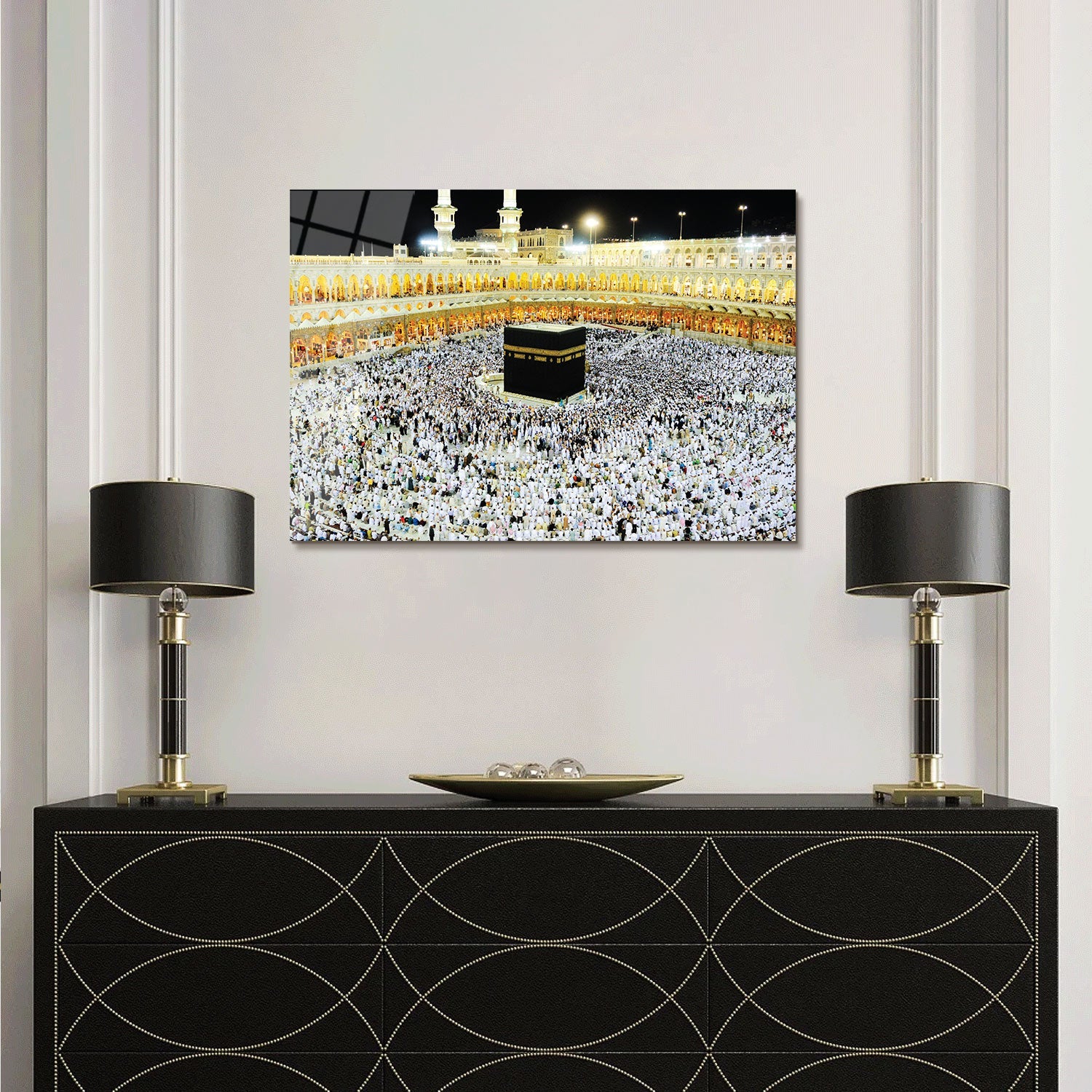 Kaaba Shareef Glass Islamic Wall Art, Kaabah, Islamic Frames, Muslim ...
