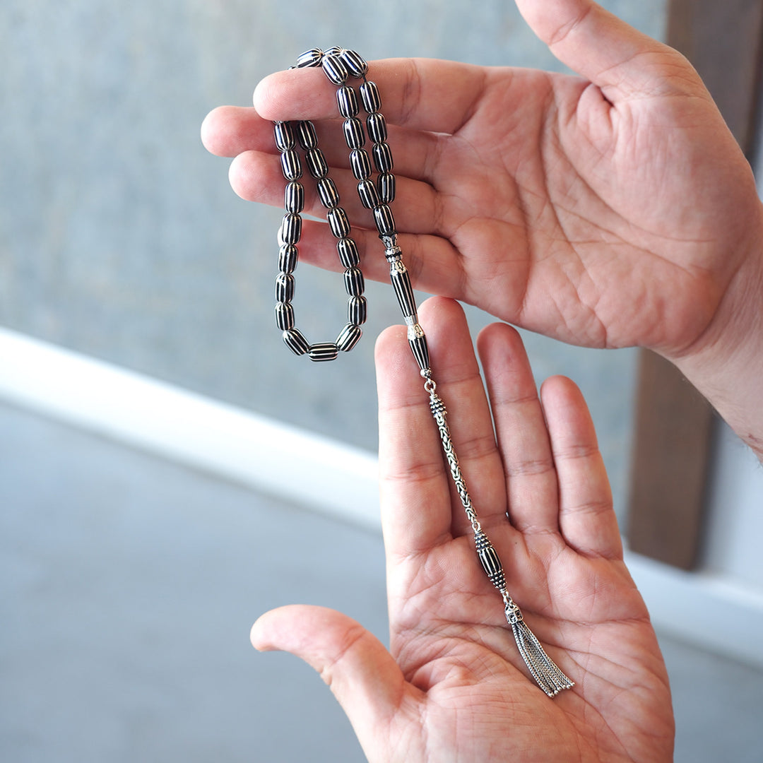 Mastercrafted Genuine Oltu Stone 12-Cut Design Tasbeeh - WATD101 – Wall ...